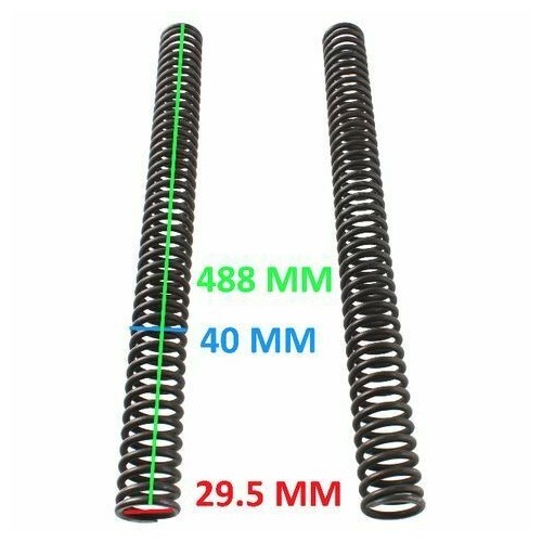 Coppia molle forcella moto epoca da 40 x 448 | Sarrimoto.it